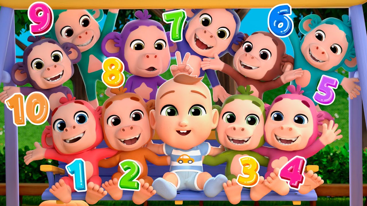 Ten Little Animals 1–10 for Kids | Almama Kids Songs & Nursery Rhymes ...