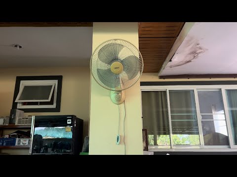 พัดลมติดผนัง Hatari 16 นิ้ว รุ่น HA-W16D1 Wall fan Hatari 16 inches, model HA-W16D1 - YouTube