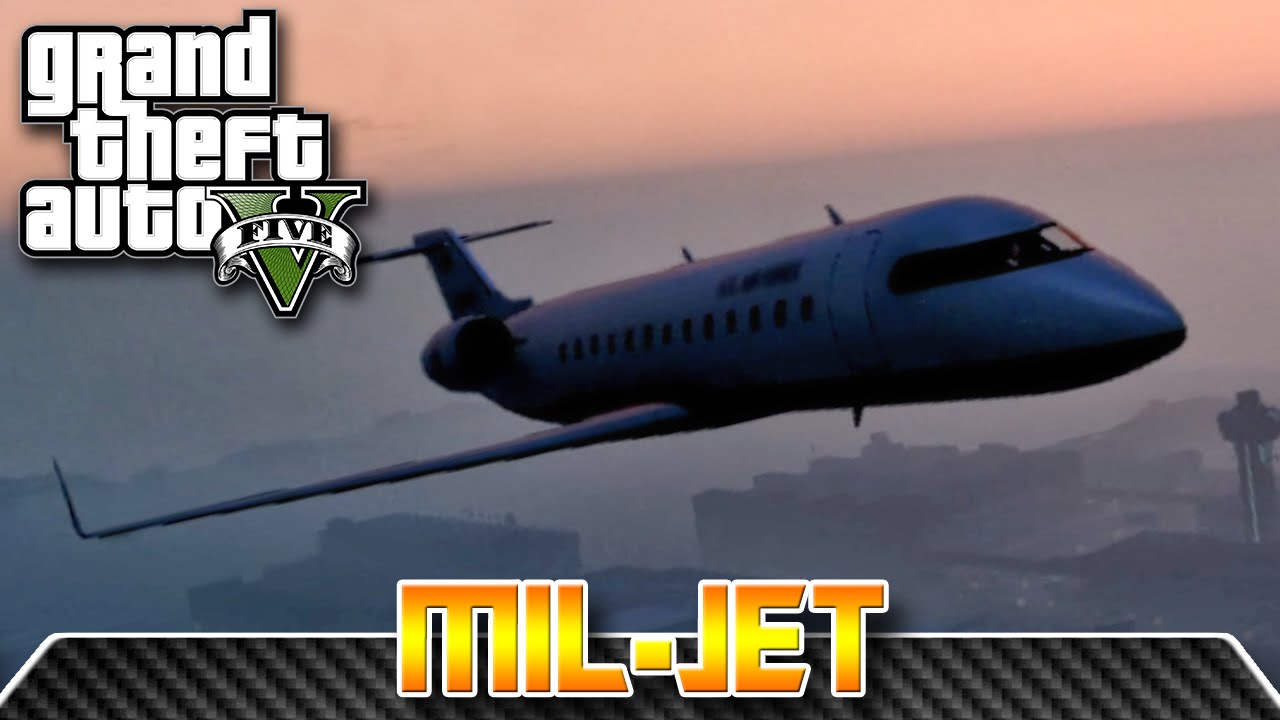 GTA V - Buckingham Miljet (CRJ200) TEST FLIGHT - YouTube