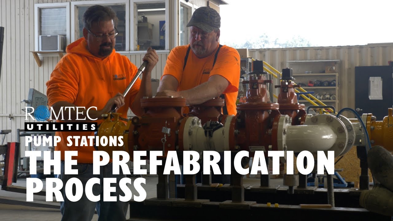 Prefabricated Wet Wells | Valve Vaults - YouTube