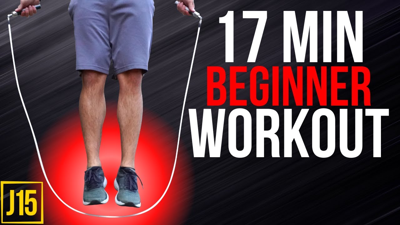 17 Min Beginner Jump Rope Workout | At Home Exercise | Jump 15 - YouTube