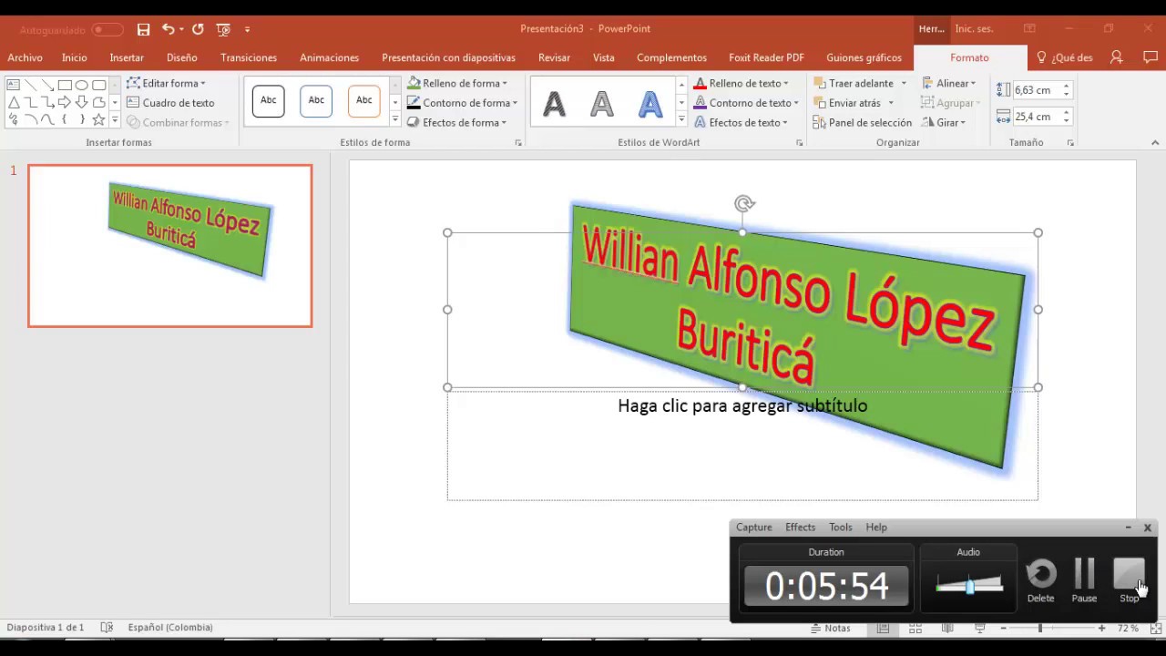 2. Diseño de Texto y Cuadro de Texto. Curso de Microsoft Power Point ...