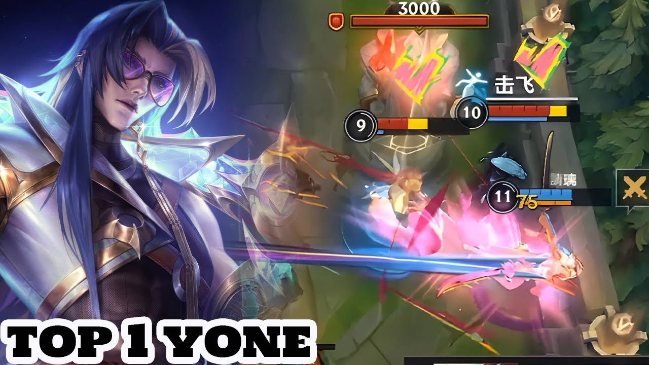 Wild Rift Yone - Top 1 Yone Gameplay Rank Grandmaster - YouTube