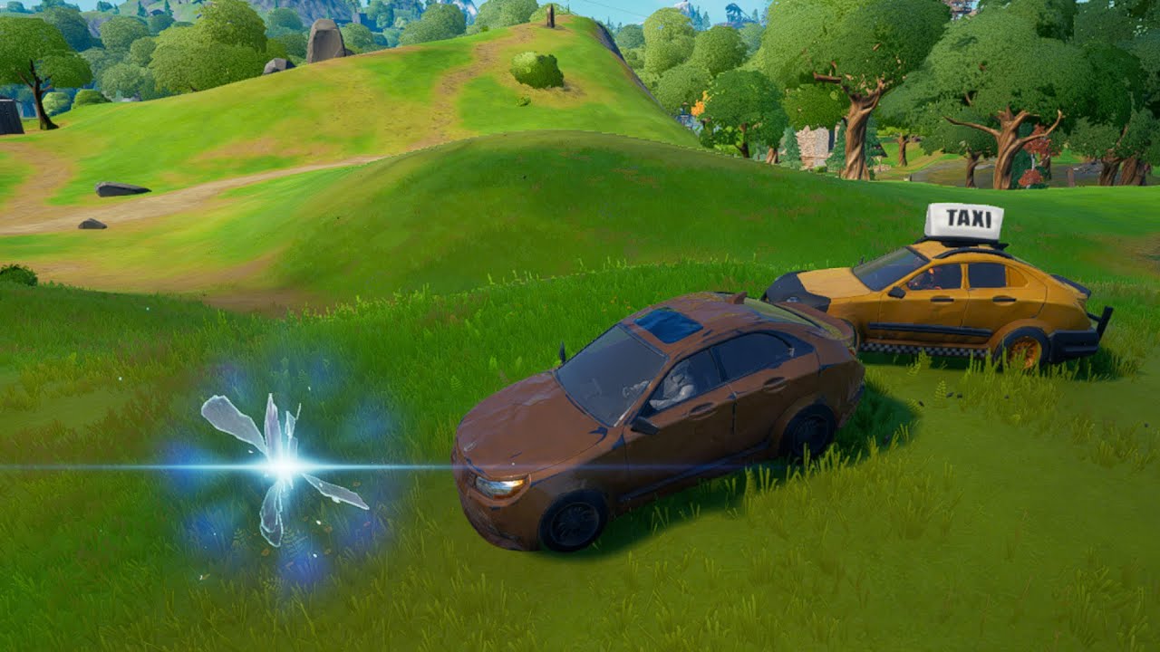 Drive a Car of Truck Through a Rift Location - Fortnite - YouTube