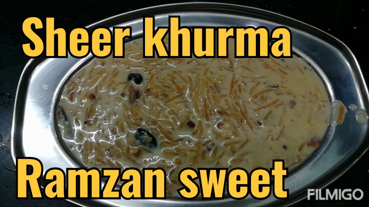 Sheer khurma/how to make sheer karuna/how to make ramzan sweet/Ramzan ...