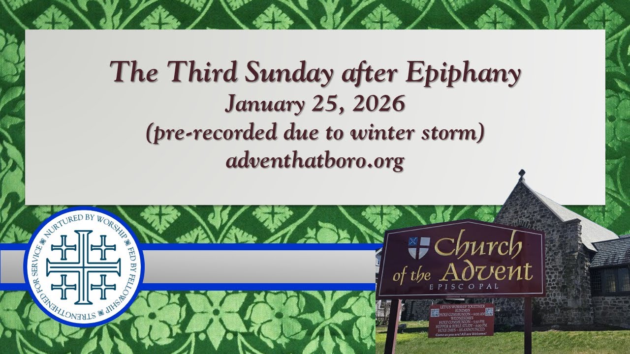 January 25, 2026 - Third Sunday after the Epiphany - YouTube