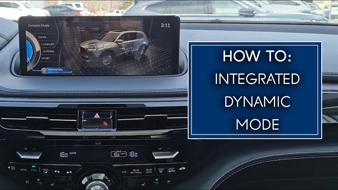 How to use Acura's Integrated Dynamic Mode | West Side Acura in ...