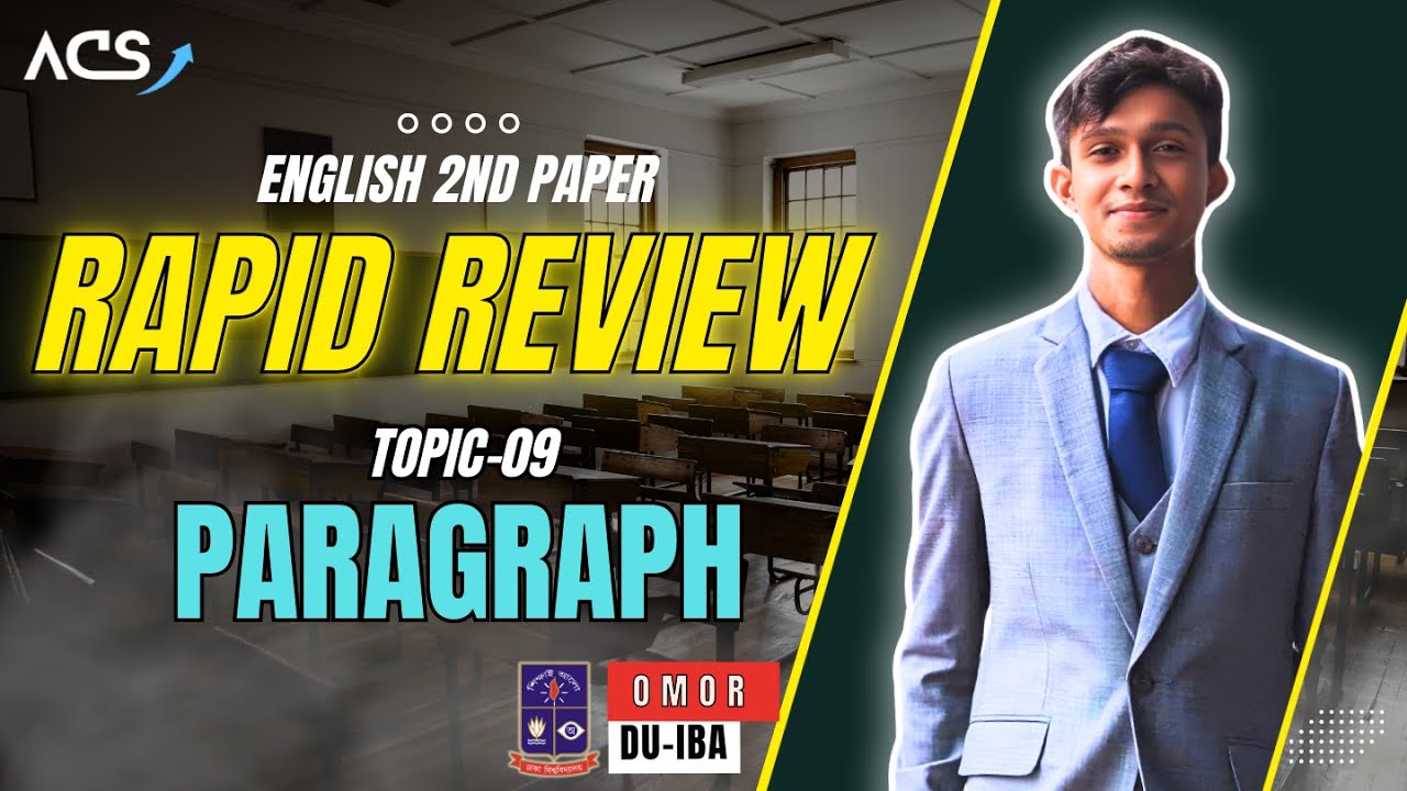 HSC 2024 English 2nd Paper | Class 09 | Paragraph | Free Handwriting ...