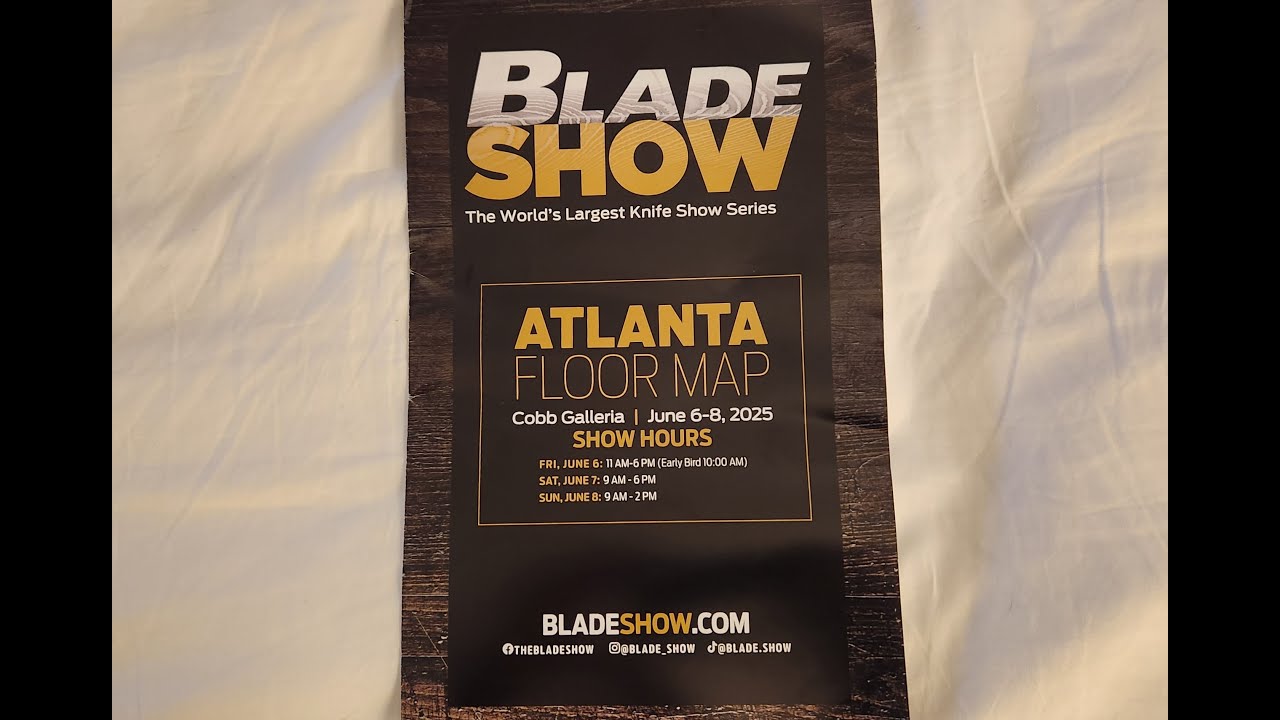 It's the first day at Blade Show Atlanta and here's what I got - YouTube