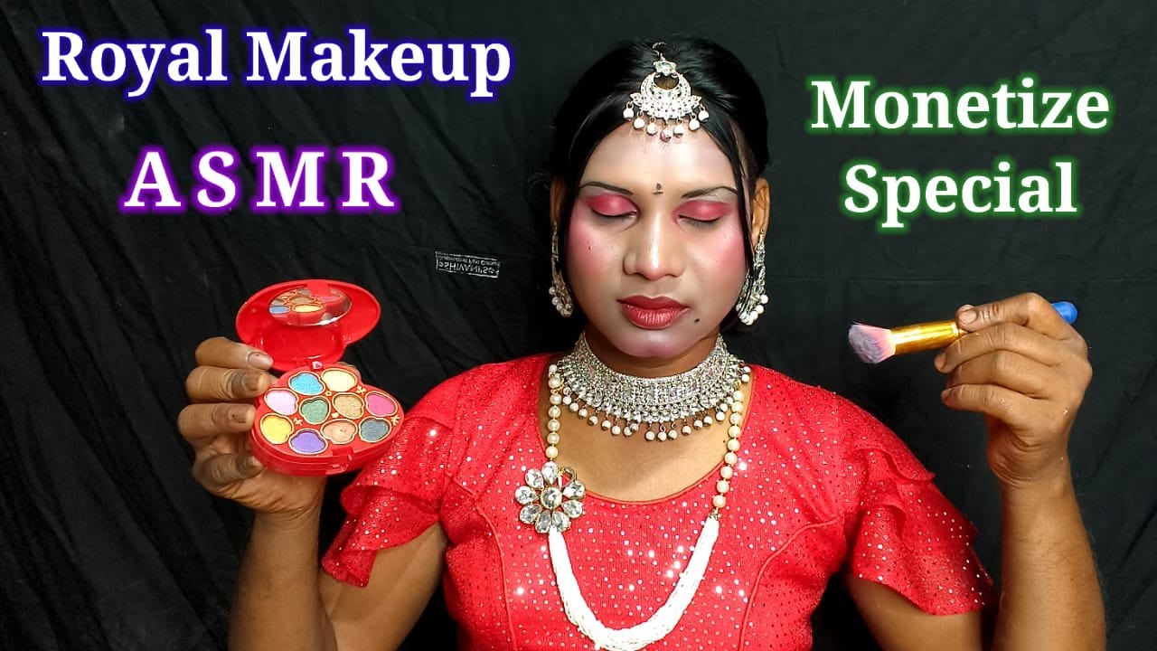 ASMR|| Royal Family Party Makeup Does My Face (Tingle's) 💄🌹 - YouTube