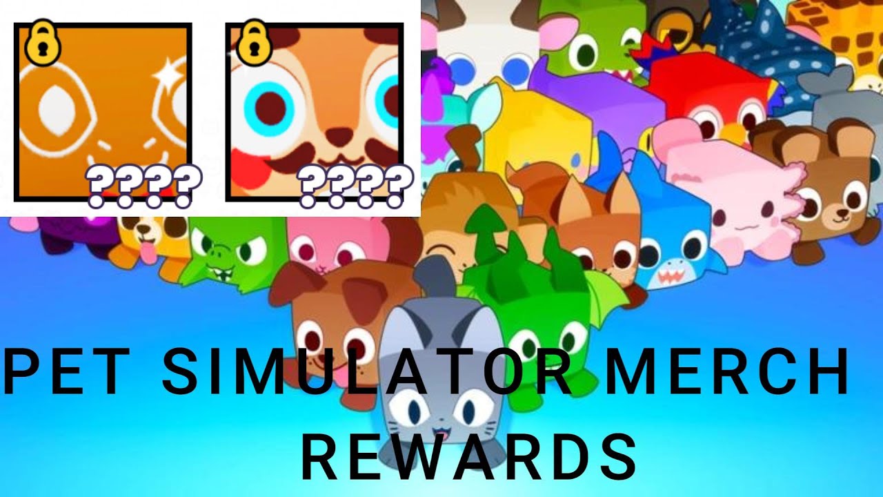 Pet Simulator 99 Merch Rewards! - YouTube