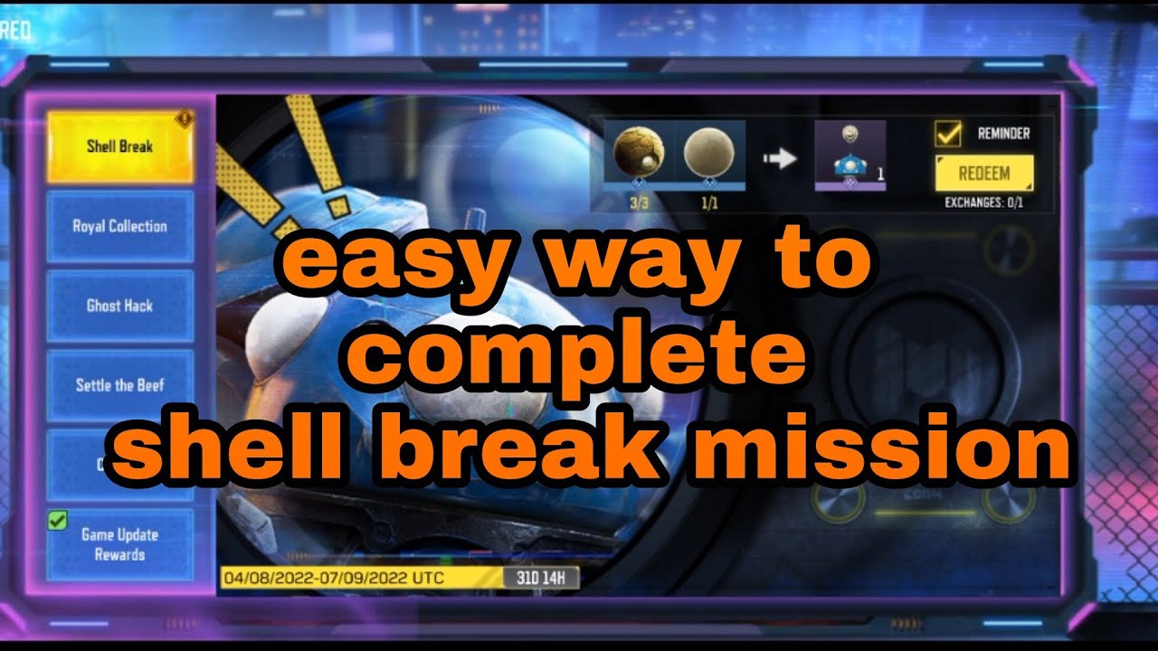 How to complete shell break mission easy way call of duty mobile ...