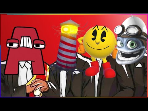 ALPHABET LORE & LIGHT HOUSE & PACMAN EXE & CRAZY FROG (MONSTER COVER ...