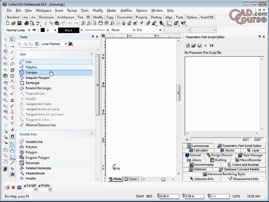Essential TurboCAD 18 Training Movies 01 - YouTube