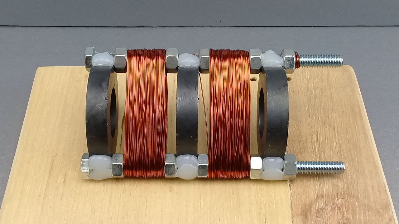 Copper Wire Use Generator Free Electricity Engine With Magnet - YouTube