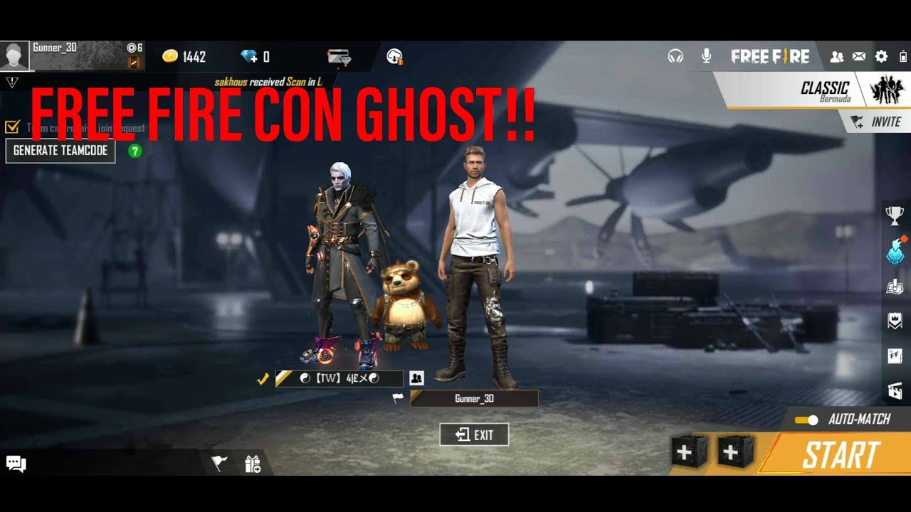 Free Fire gameplay ita insieme a Ghost!! - YouTube