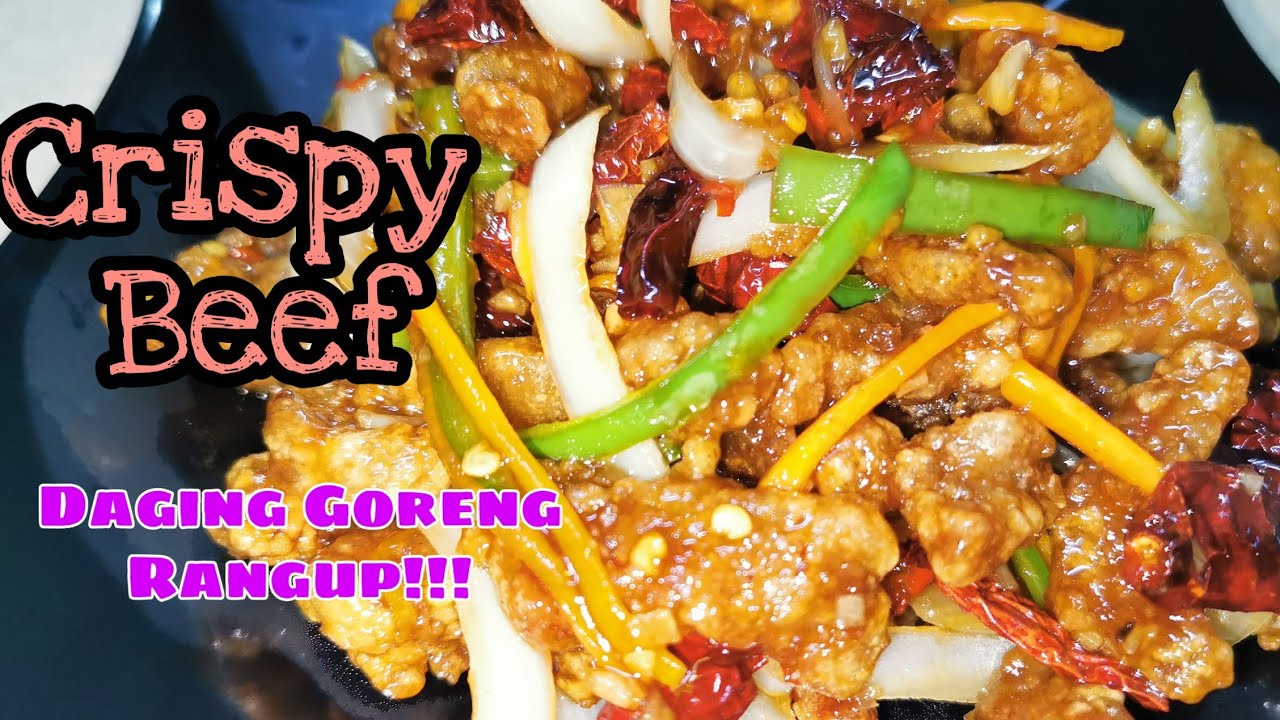 Resepi Crispy Beef || Daging Goreng super rangup ~family favorite - YouTube