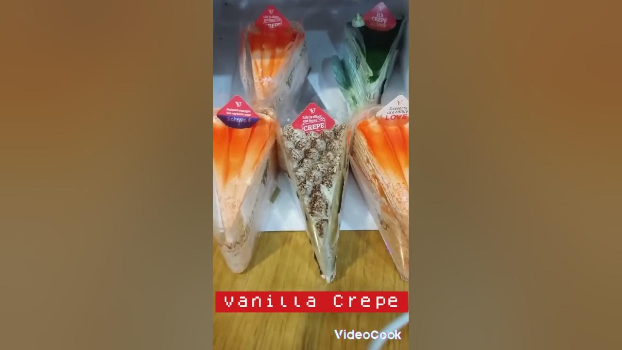 kek Jenama Vanilla Crepe - YouTube