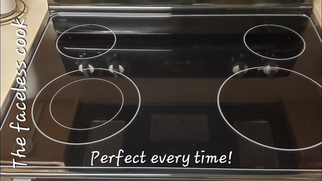 Perfect results and a mirror finish for glass top stoves! - YouTube