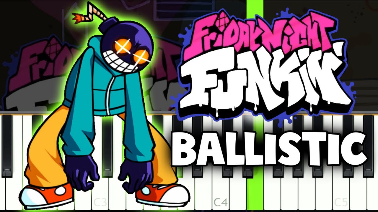 Friday Night Funkin' - Ballistic Theme - Insane Piano tutorial - YouTube