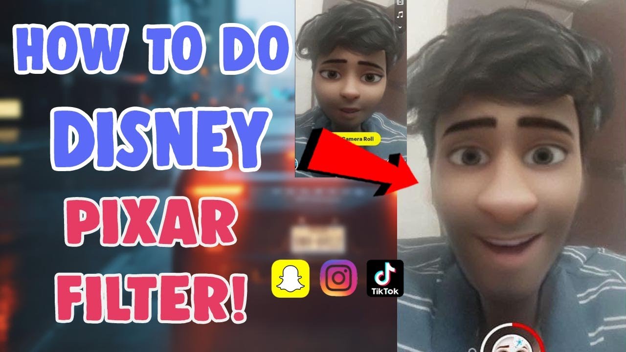 How To Do Pixar Filter On Instagram | Get Disney Character Filter ...