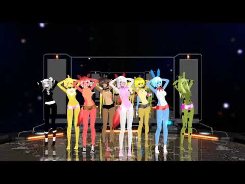 MMD FNiA Animation: Hip Sway Animation Attempt 2 - YouTube