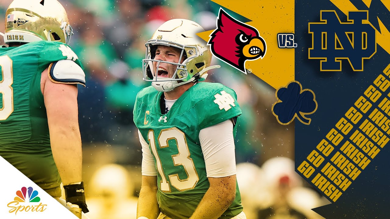 Notre Dame vs. Louisville | CFB HIGHLIGHTS | 9/28/2024 | Notre Dame on ...