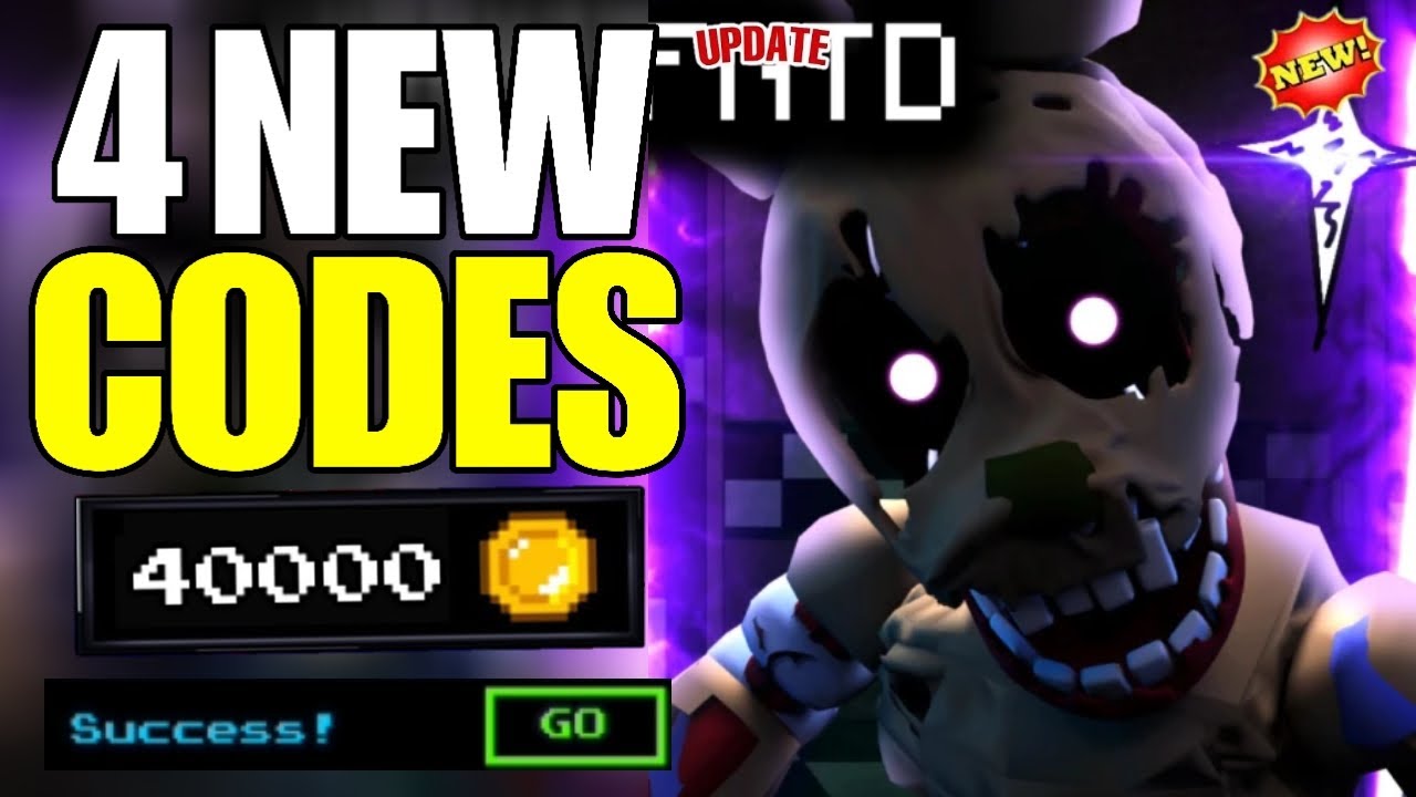 *NEW CODES* ROBLOX FIVE NIGHTS TD CODES 2024 | FNTD CODES | FNTD UPDATE ...