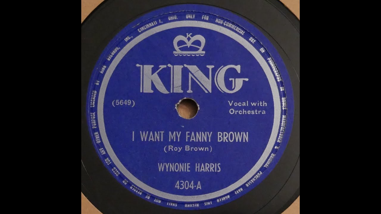 I Want My Fanny Brown - YouTube