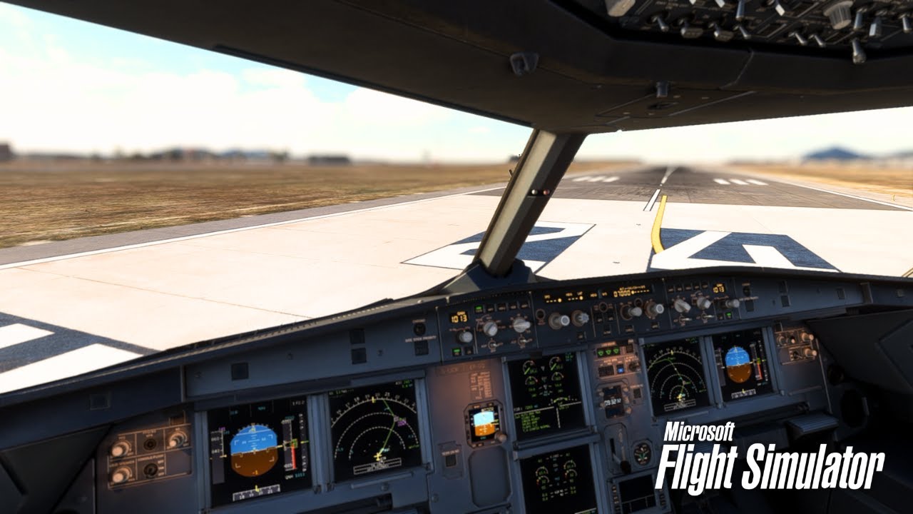 EasyJet A320 Departure Pilot View | Fenix A320 | Flight Simulator 2024 ...