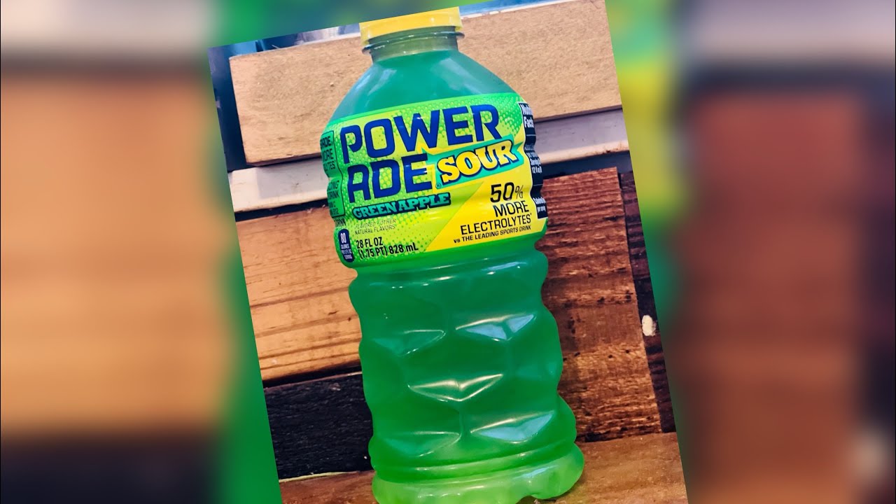 Powerade Sour Green Apple - YouTube