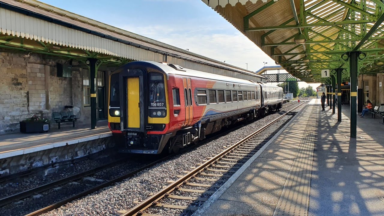 trains at Worksop - YouTube