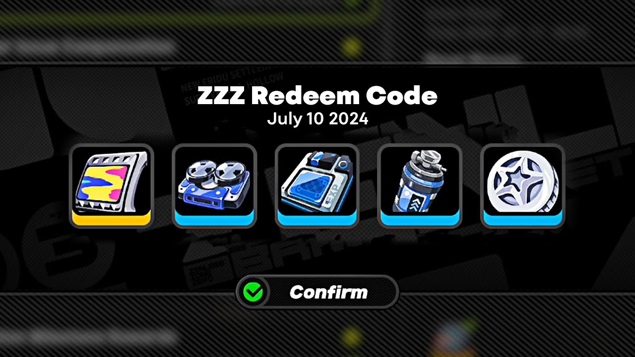 ZZZ Redeem Code for July 10, 2024 - YouTube