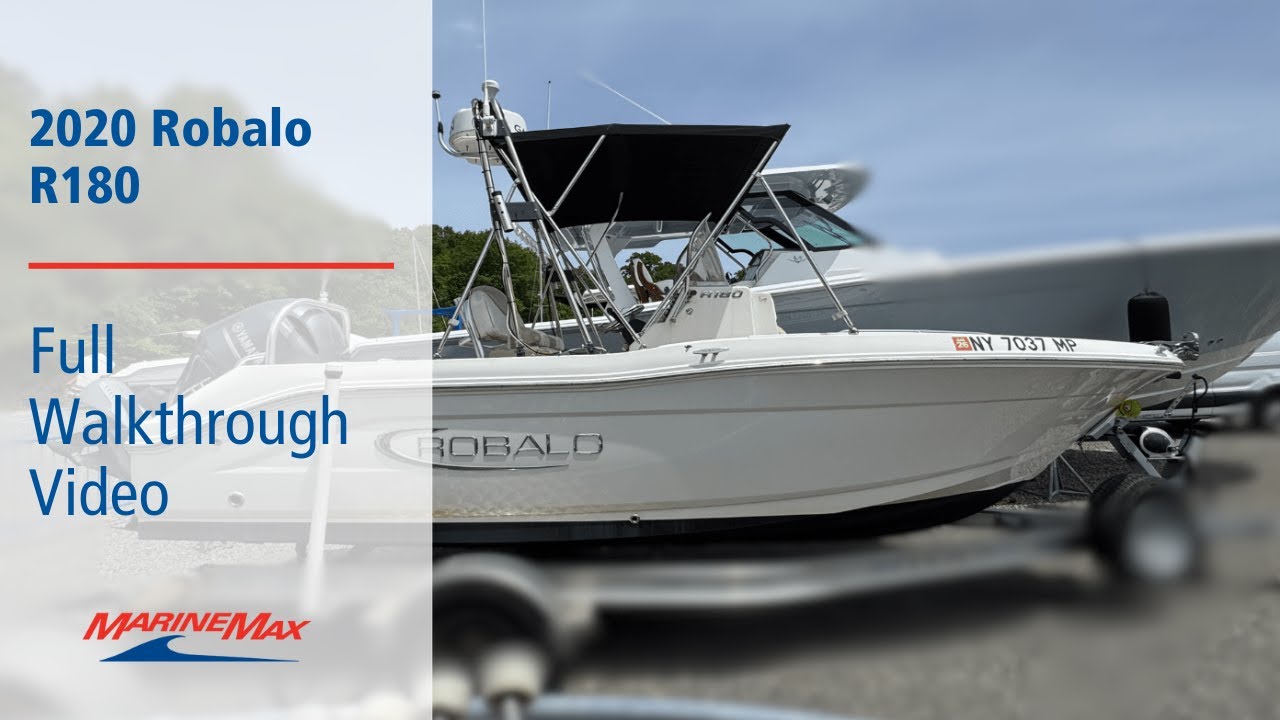 2020 Robalo R180 Boat For Sale at MarineMax Huntington, NY - YouTube