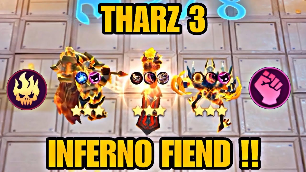THARZ 3 COMBO MAGER ‼️ INFERNO FIEND ‼️ META OP MAGIC CHESS TERBARU ...