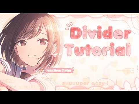 divider tutorial by @iv.anntill - YouTube
