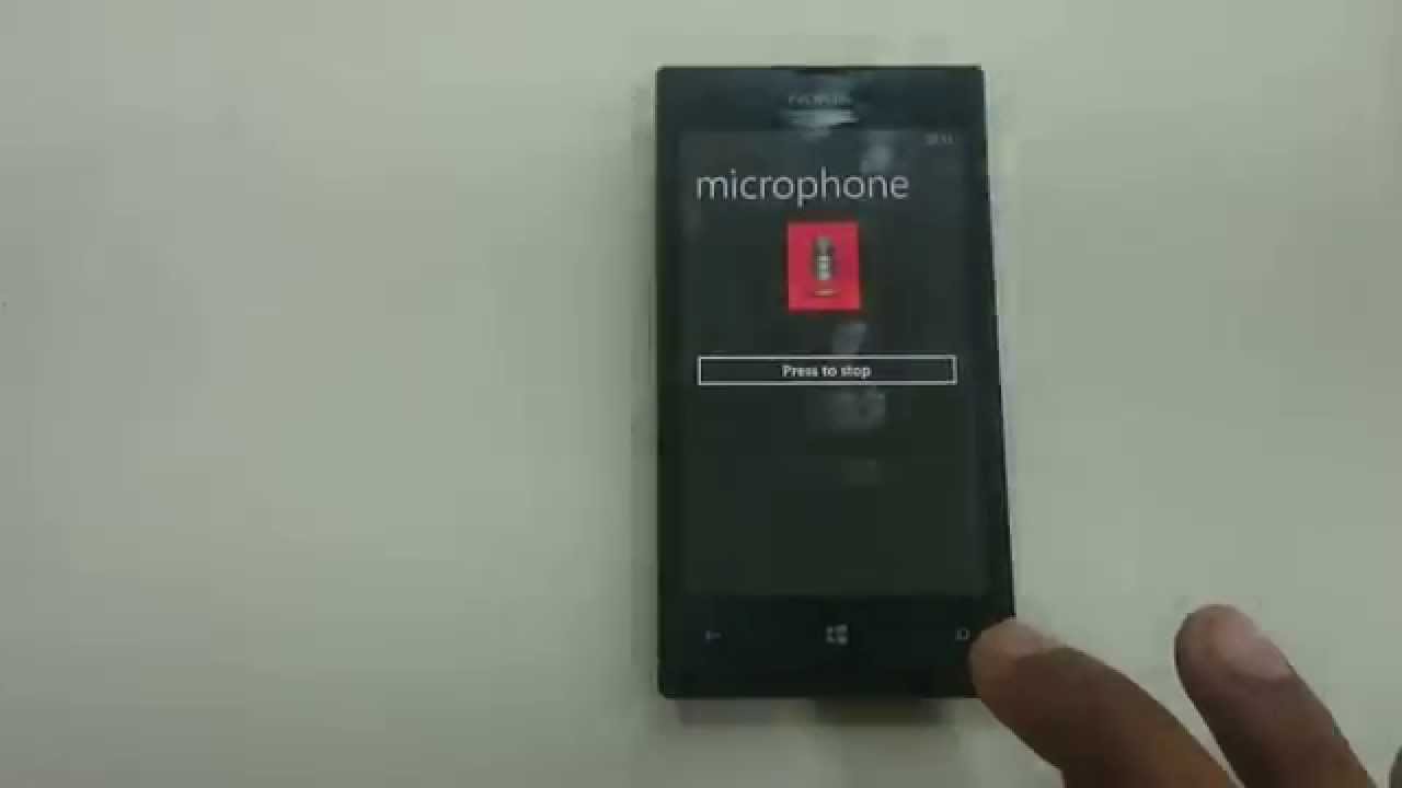 Nokia Lumia 520 Microphone test - YouTube
