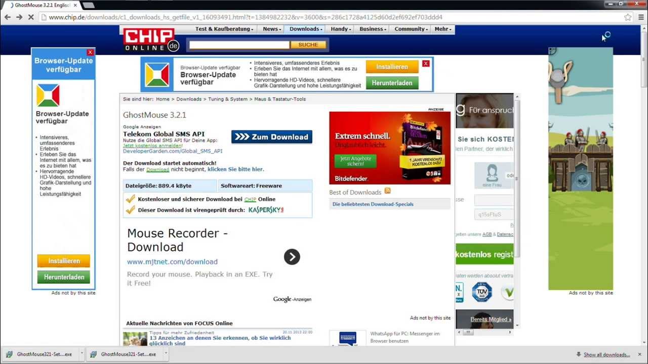 GhostMouse / Der kleine und schnelle Klick Bot - YouTube
