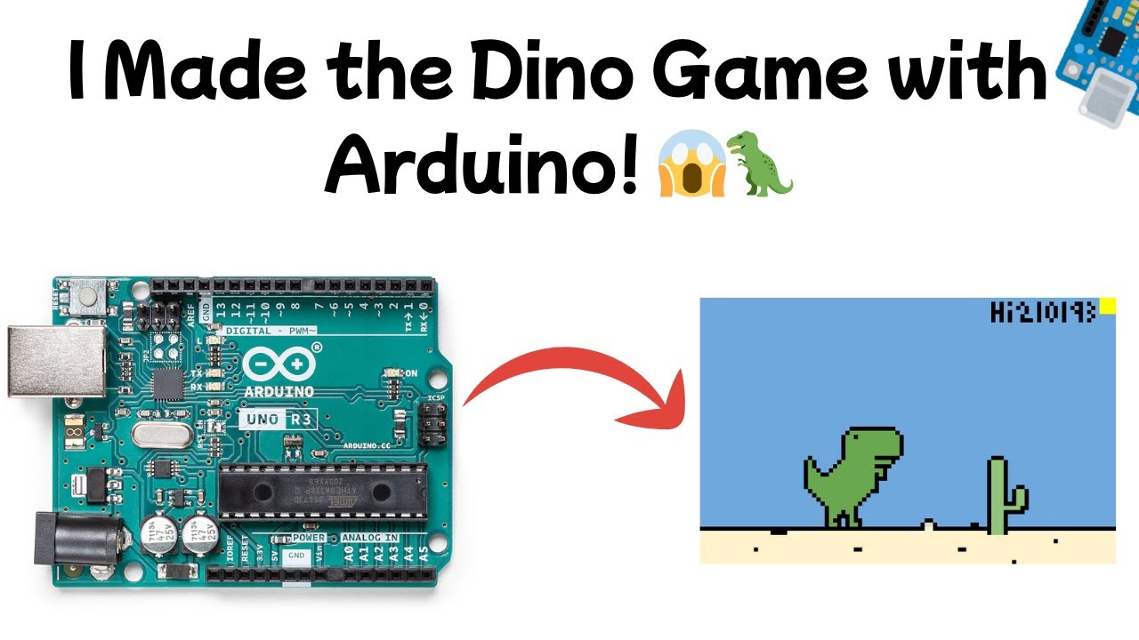 Dino Game on Arduino with OLED and Encoder – Play Without Internet ...