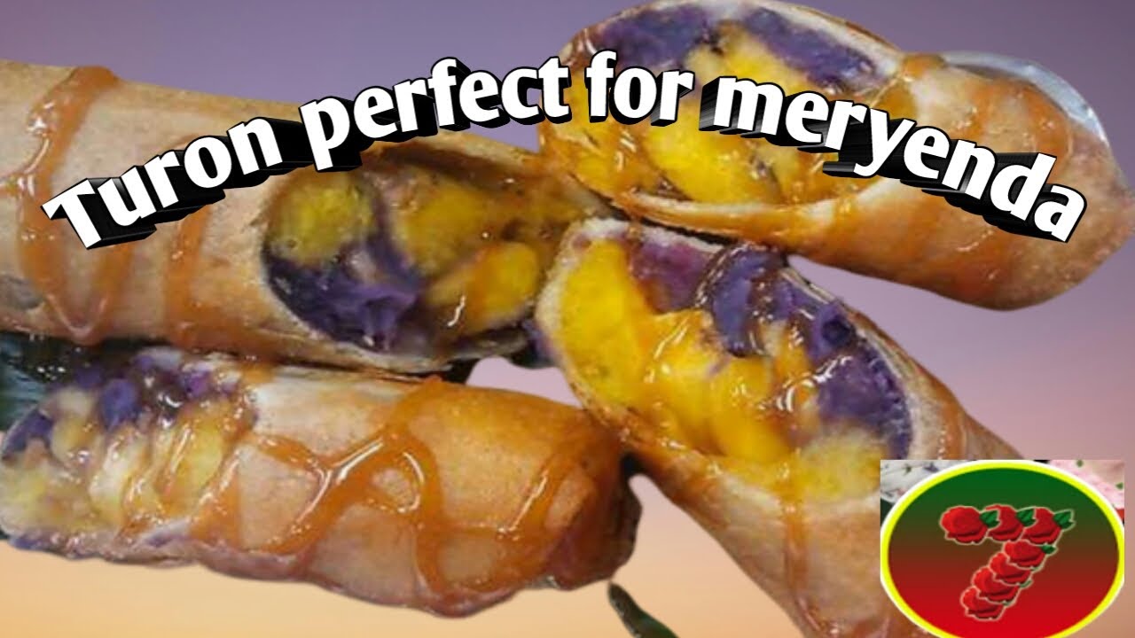 Turon with cheese and ube - YouTube