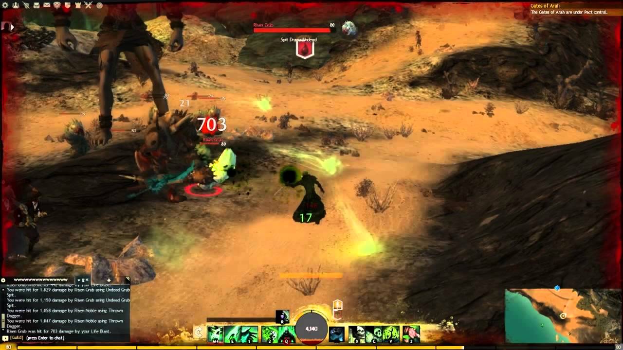 Necromancer dual dagger build : Wickedsh Gw2 - YouTube