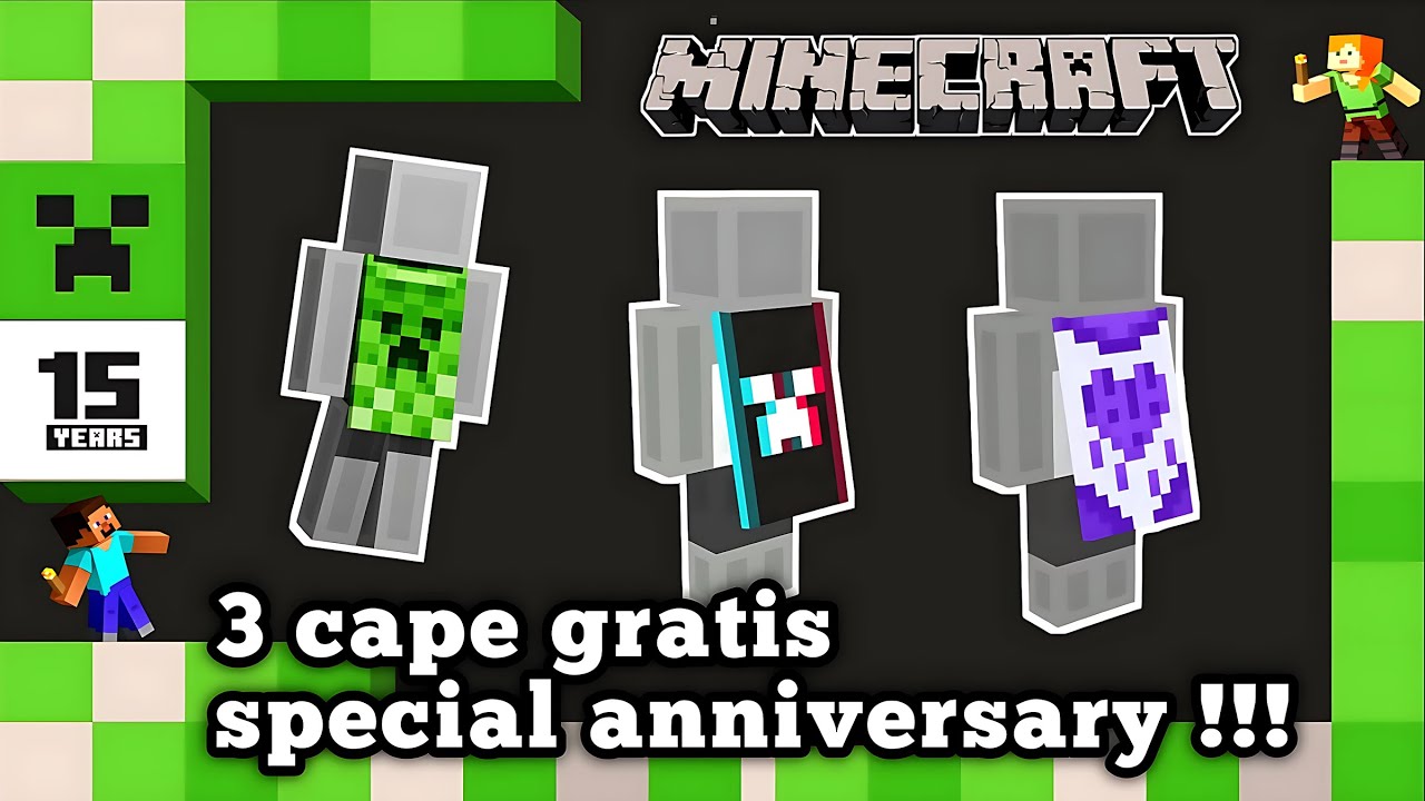 Cara Claim 3 Cape Gratis | Cape Creeper, Cape Tiktok, Cape Twitch ...