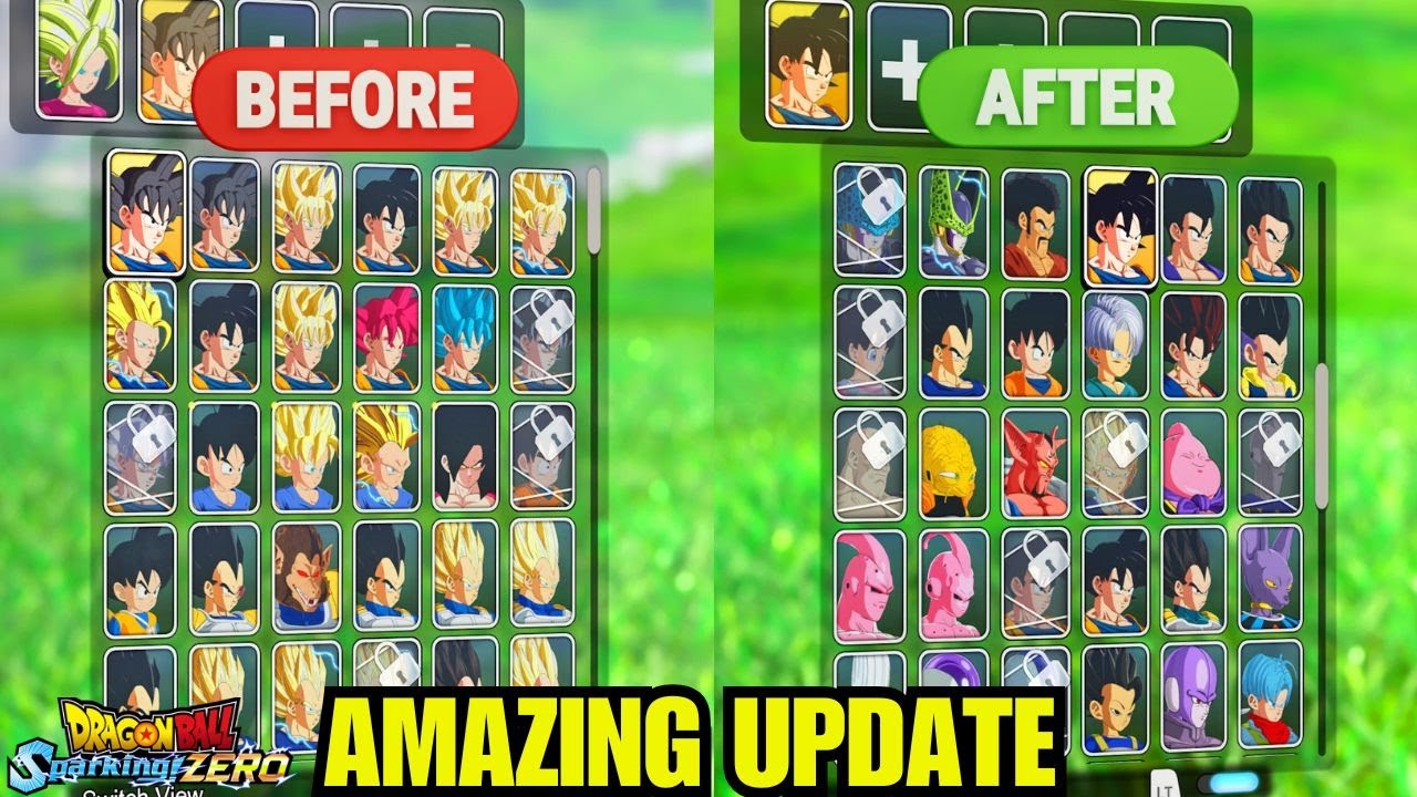 AMAZING Character Roster Free Update - Dragon Ball SPARKING ZERO - YouTube