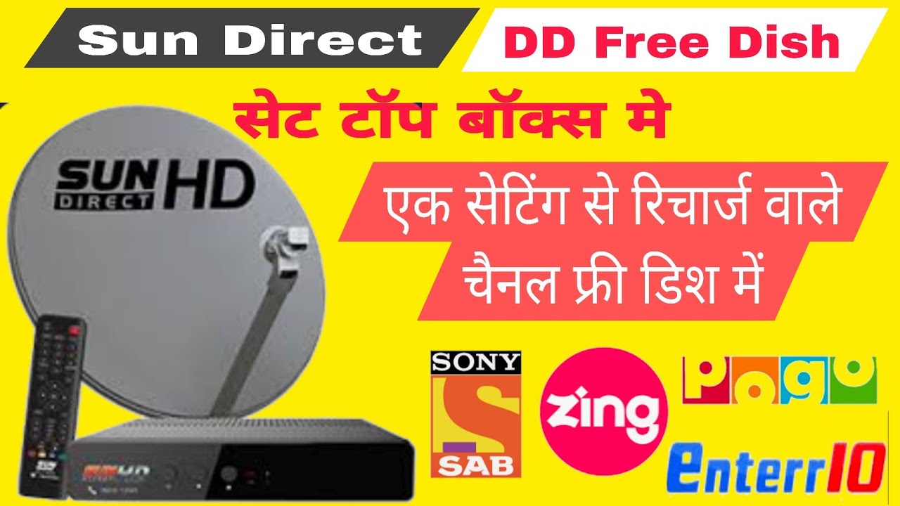 DD Free Dish & Sun Direct both Working on same alignment | All Dish ...