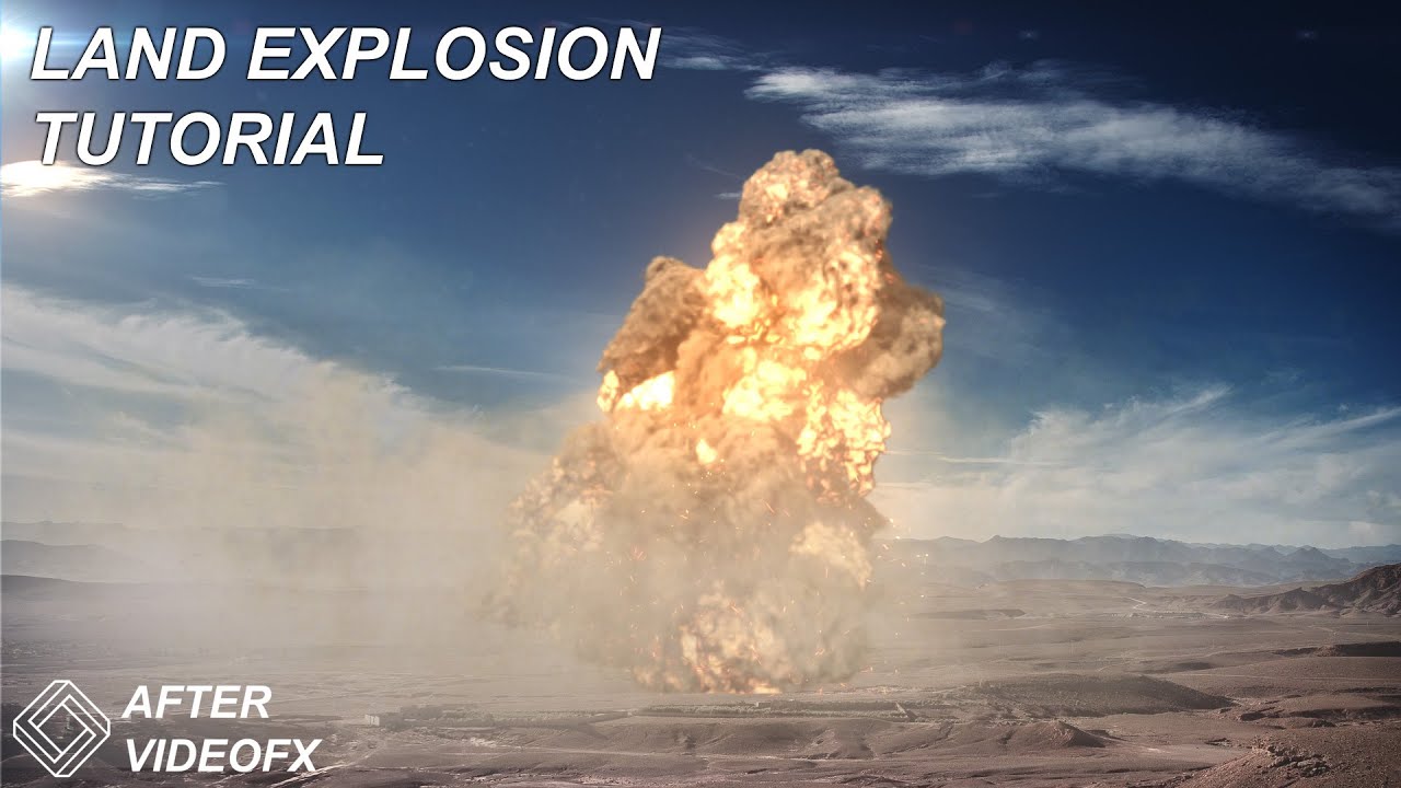 Land Explosion Compositing Part 1 of 2 - YouTube