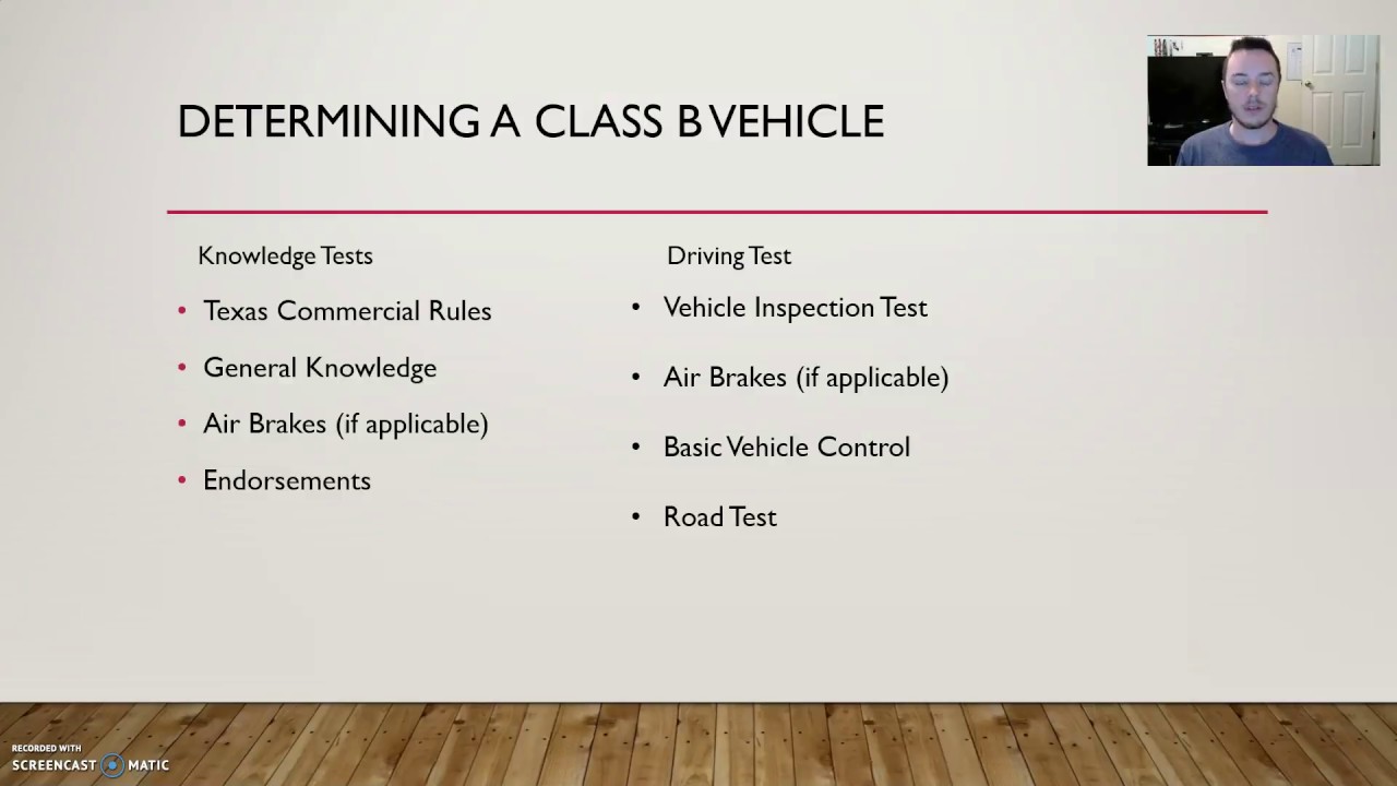 Speech 1321 How to Obtain Class B Driver's License - YouTube