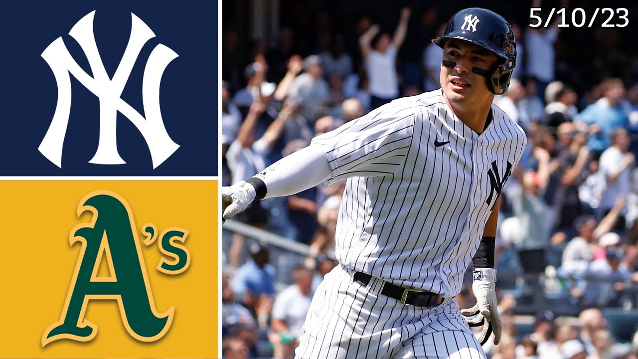 New York Yankees vs Oakland Athletics | Game Highlights | 5/10/23 - YouTube