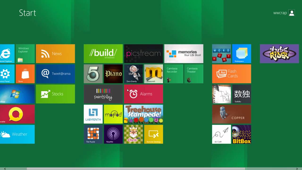 Windows 8 - first look (deutsch) - YouTube