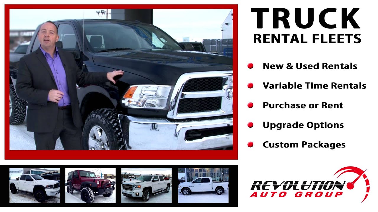 Truck Rentals - Revolution Auto Group - YouTube