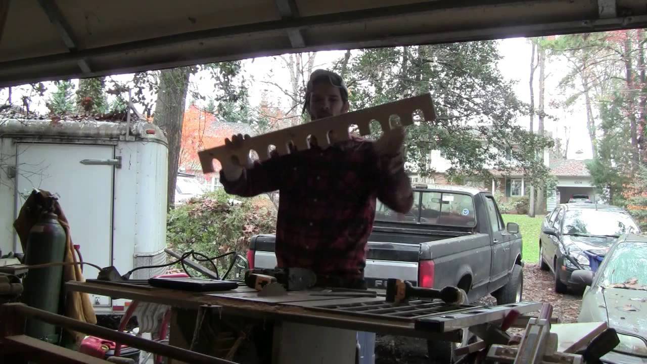 How to Make a Gun Rack (2/5) - YouTube